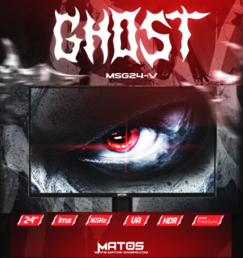 MATOS GHOST / 165Hz / VA / 1ms / - Techmate dz