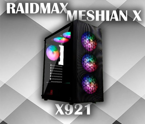 RAIDMAX MESHIAN X X921 / GAMING CASE / 6 FANs/ - Techmate dz